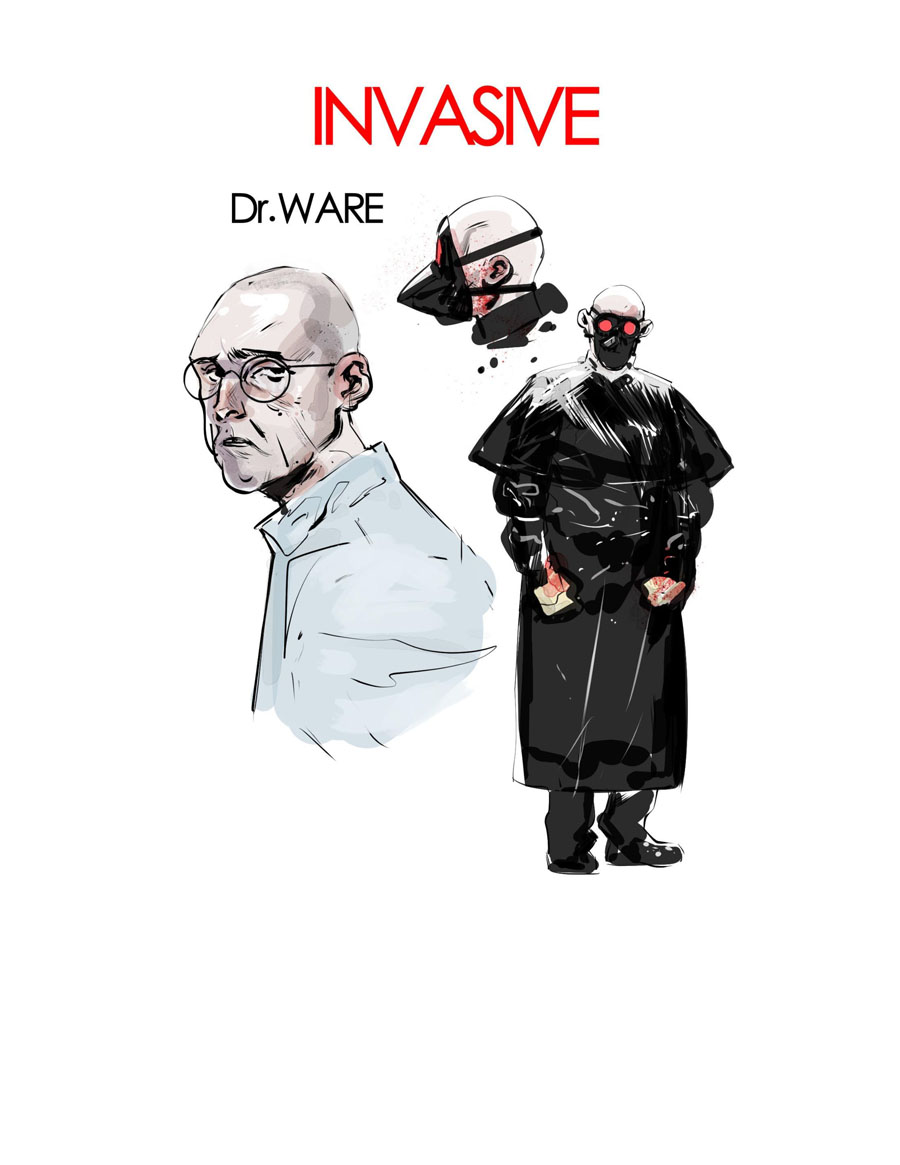 Invasive Character Design_Dr_Ware – SMASH PAGES